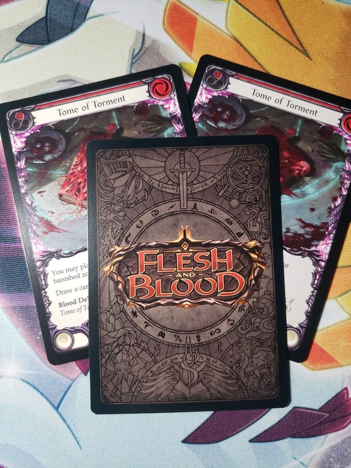 3x Tome of Torment Non Foil Playset Unlimited Monarch Flesh and Blood ...