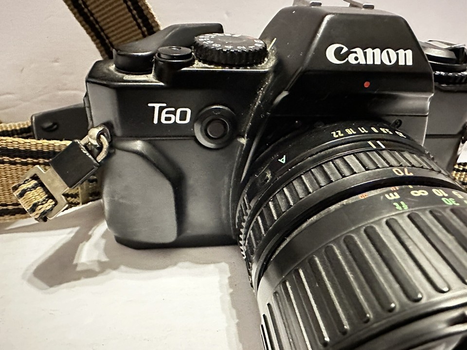 Canon T60 Film Camera With FD 35-70mm Zoom lens | eBay