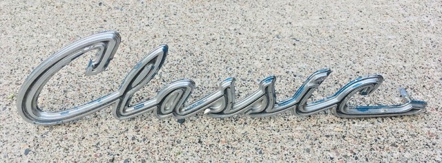 Classic Emblem AMC Rambler Decal OEM 3530060 Original Chrome 61 62 63 ...