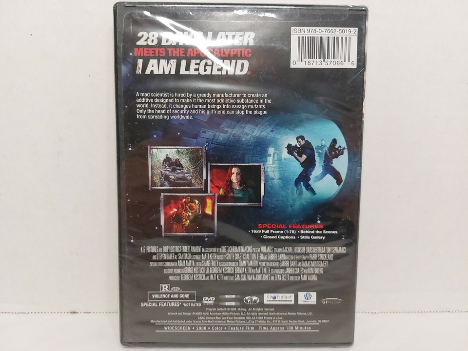 MUTANTS- DVD - Michael Ironside, Steven Bauer OOP Rare Sci-Fi Horror ...