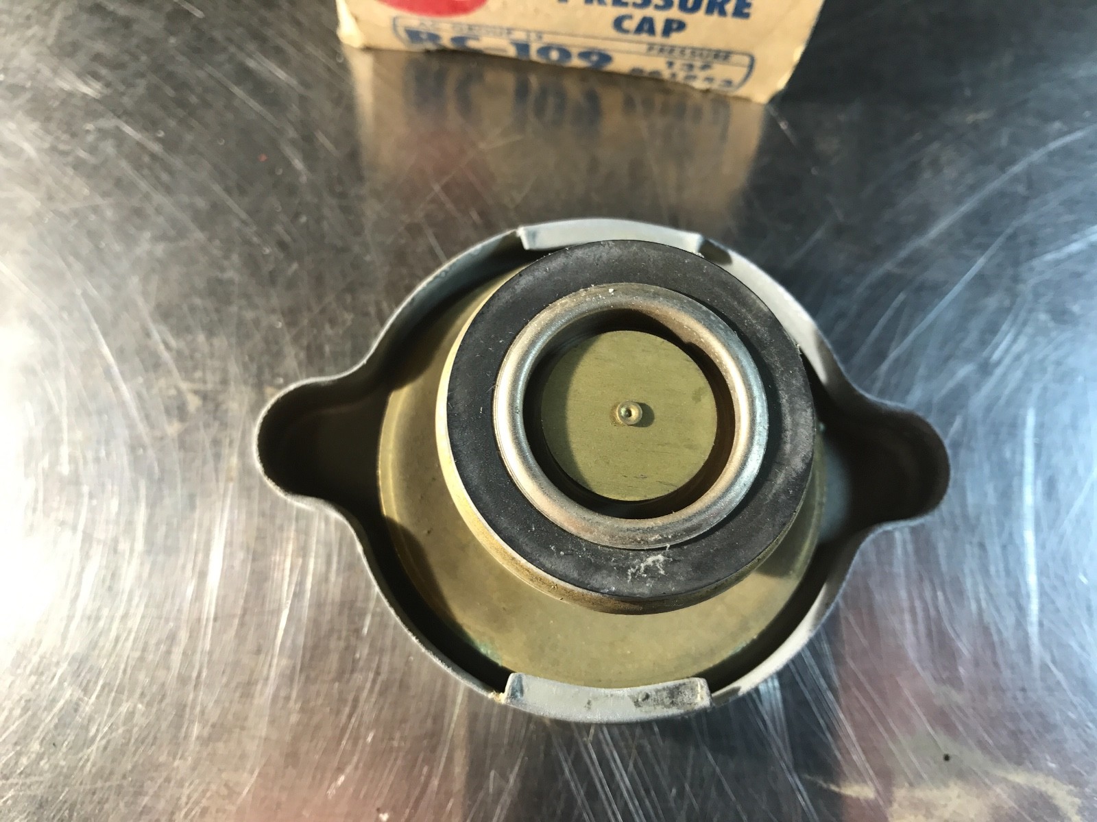 NOS AC RC 109 861853 Radiator Cap De Soto Nash Edsel Studebaker Dodge ...