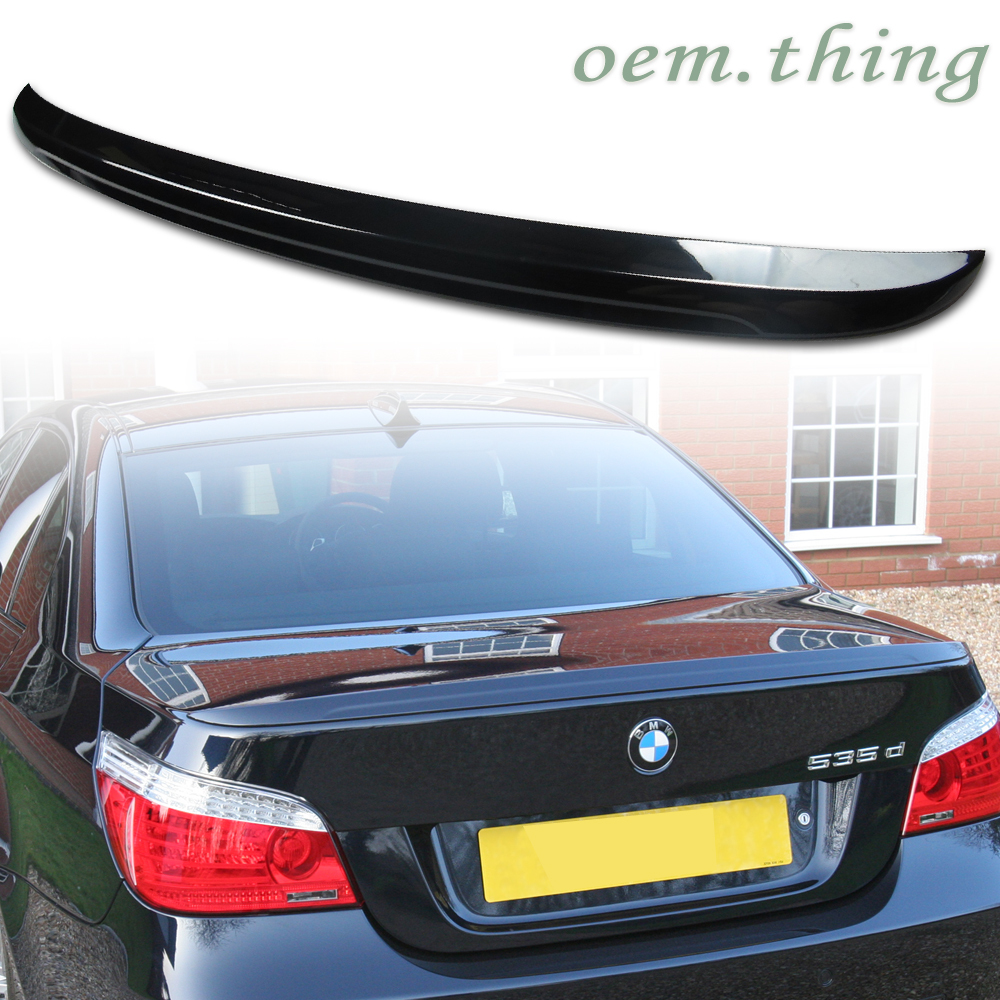 PAINTED Fit For BMW5 Series E60 Sedan Rear Boot Trunk Spoiler 528i 550i ...