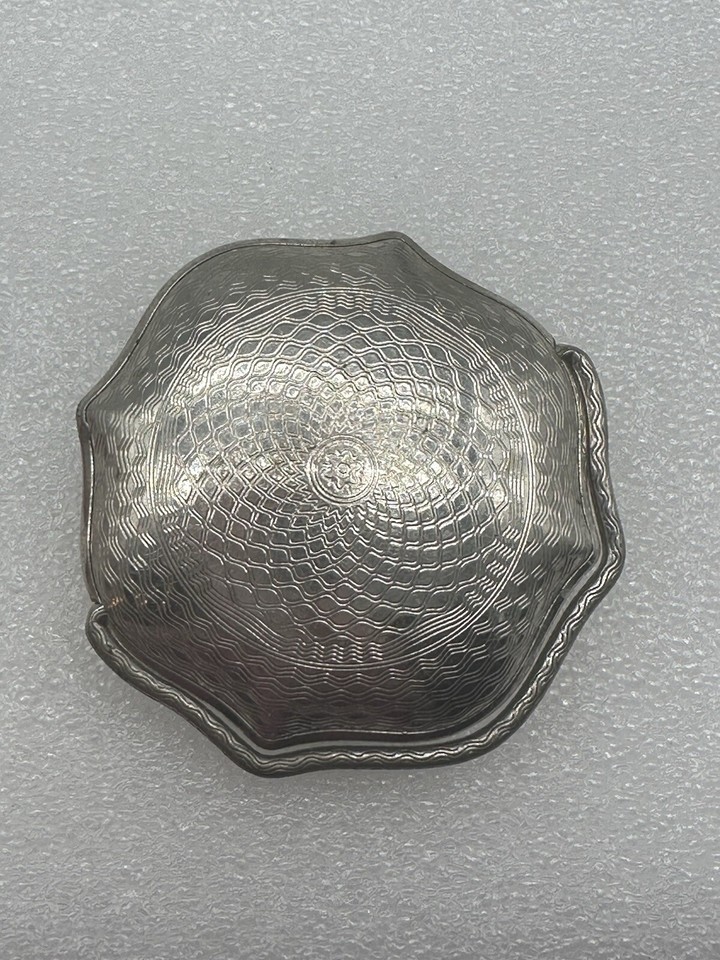 Antique McRae & Keeler Silver Compact Blush And Powder With Built In ...