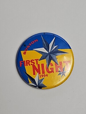 1994 First Night Boston Pin Badge Vintage Pin Boston 1994 | eBay