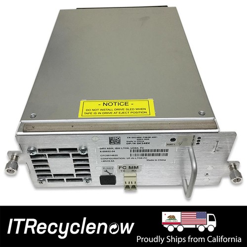 Dell 0K248X LTO-5 FC Tape Drive Module UF-IN-LTO5-FC w/ Sled for ML6000 ...