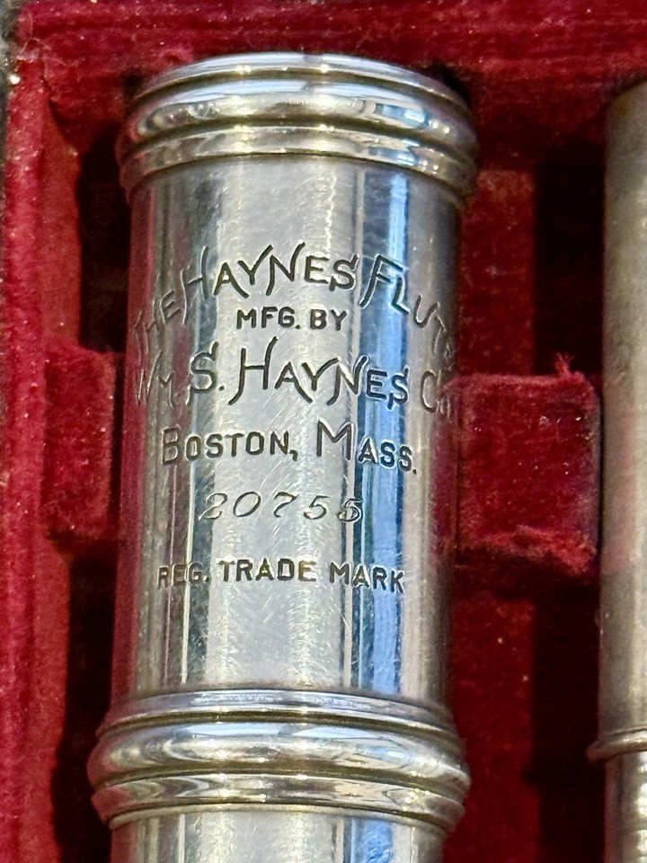 Gorgeous Haynes 1950 Commercial Model Flute Solid Silver Regular Model ...