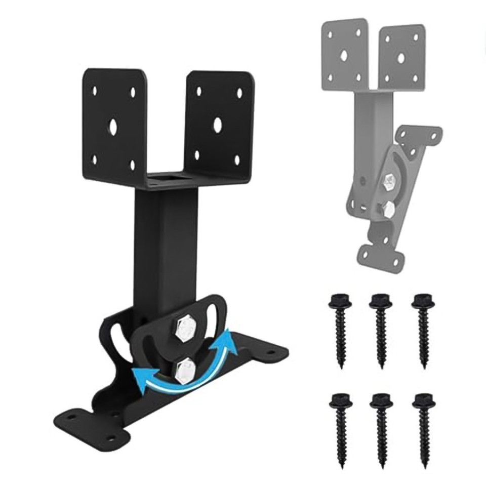 Adjustable Roof Riser Bracket Angle Adjustable Bracket Robust Material ...