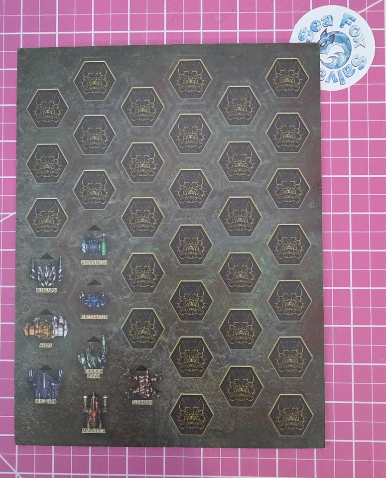 BattleTech GOTHIC - Abomination and Mech Markers - Punchboard -New! | eBay