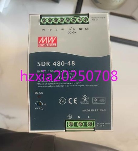 1pc used MEAN WELL SDR-480-48 power supply | eBay