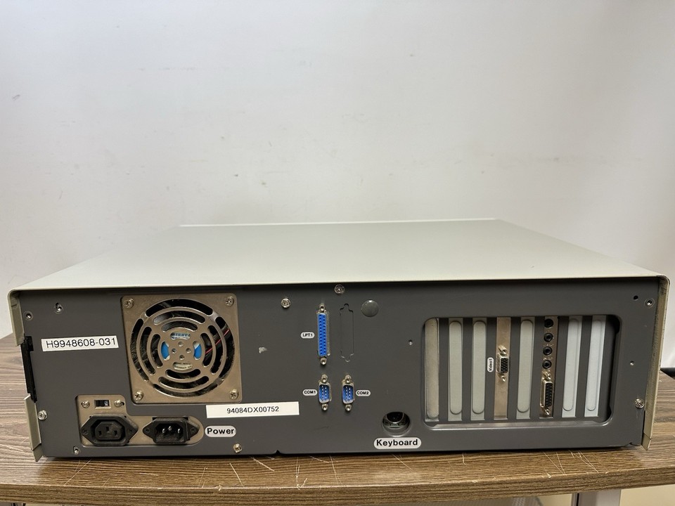 VINTAGE CUSTOM 486 PC DOS 6.22 WINDOWS 3.11 DUAL FLOPPY SOUNDBLASTER ...