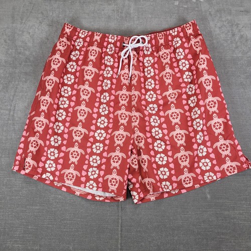 Body Glove Vintage 3XL Swim Trunks Turtle Print Beach Shorts Pink No ...
