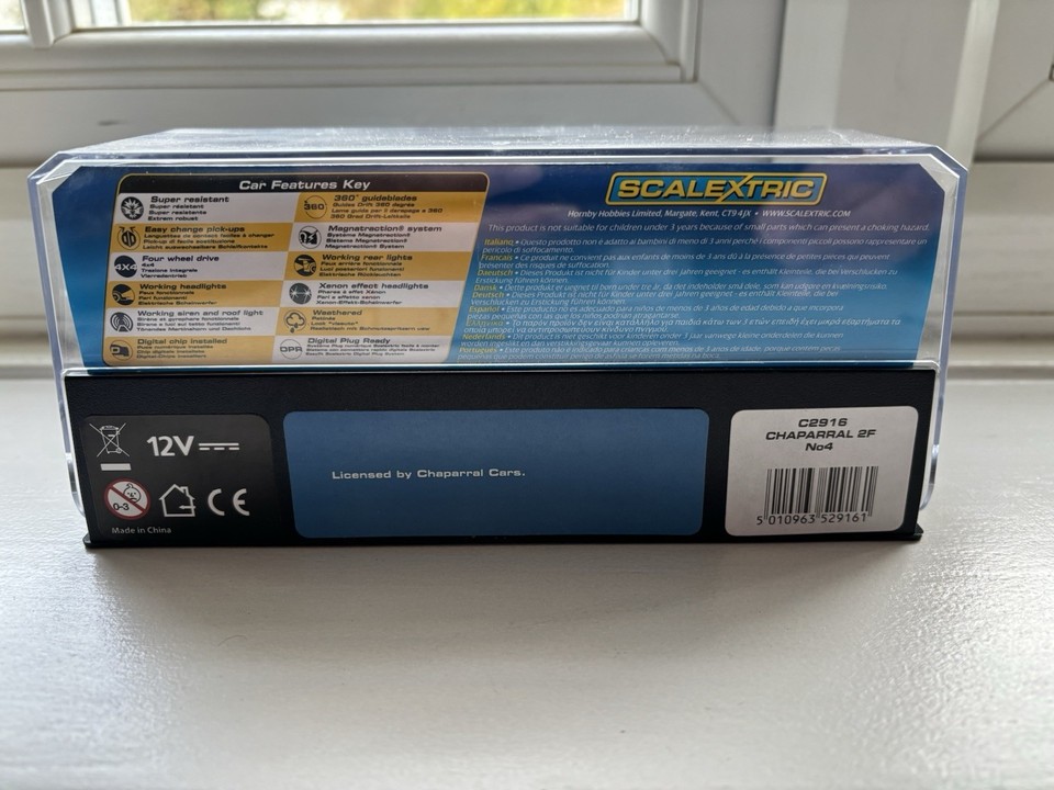 Scalextric C2811 Chaparral 2F Racing No1 Slot Car Unused MiB | eBay UK