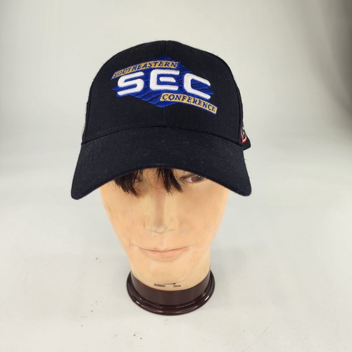 VTG SEC Southeastern Championship Hat Black Adjustable Patches Cap Hats ...