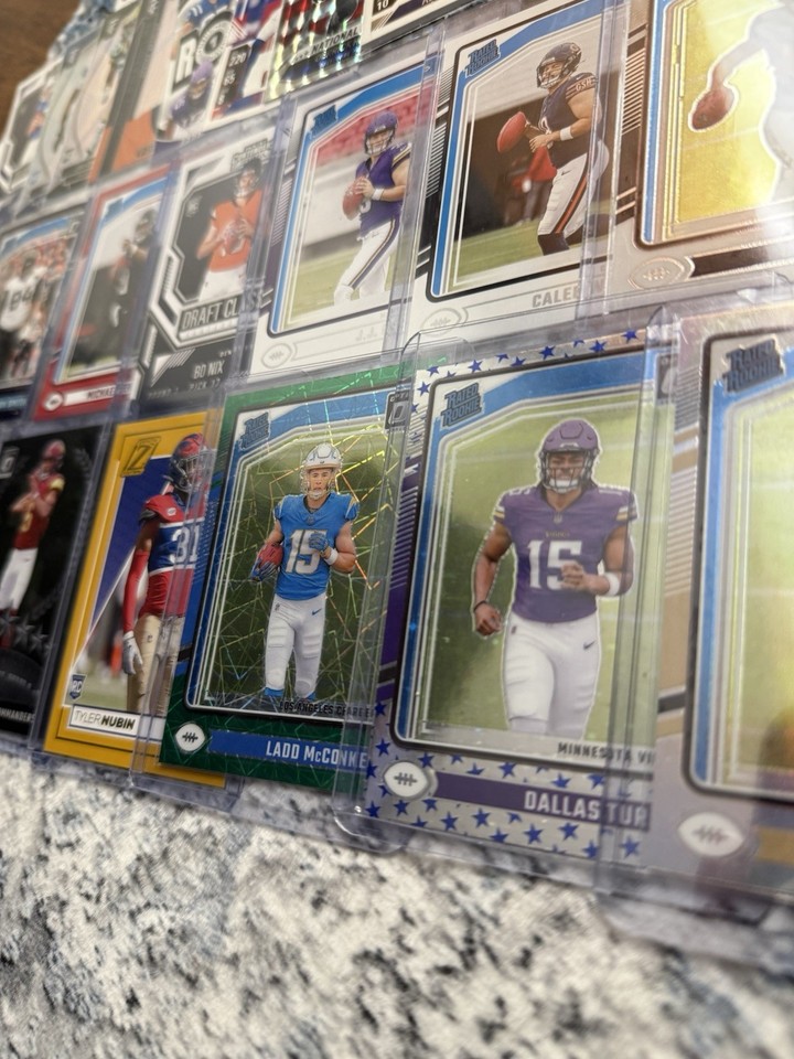 🔥2024 NFL Rookie Lot (44) Daniels, McCarthy, Caleb, Nix , Autos, Optic ...
