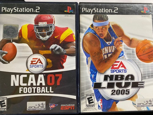 Ncaa Football 07 And Nba Live 05 PS2 | eBay