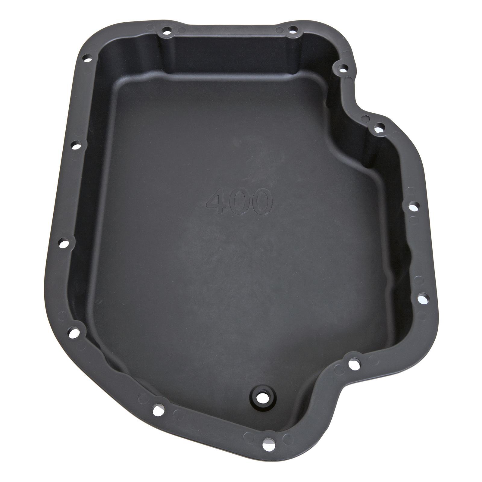 1964-89 GM TRANSMISSION PAN TURBO 400 BLACK ALUMINUM CHEVY GMC BOP ...