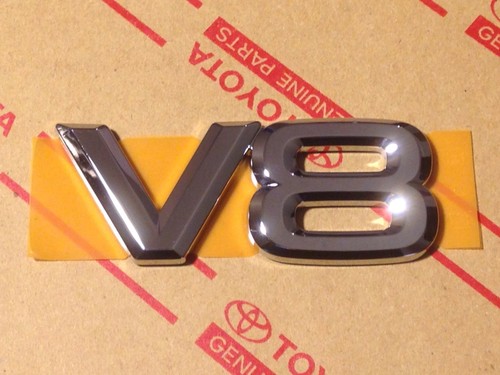 Genuine OEM Toyota Land Cruiser Lexus Lx470 Gold V8 Emblem 1998-2007 ...