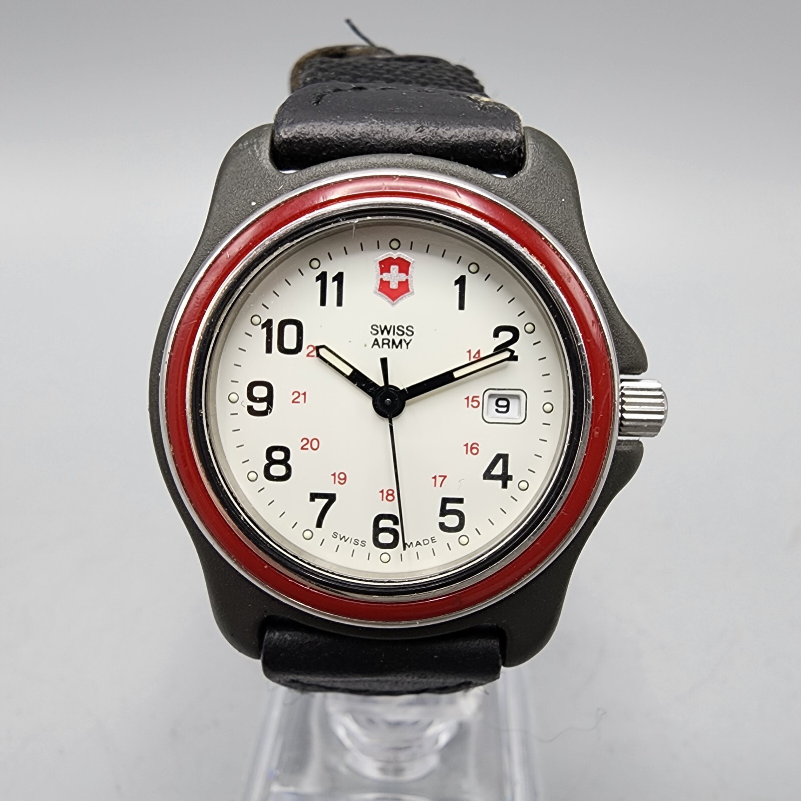 Victorinox Swiss Army Original Watch Women 33mm White Dial Black Tone ...