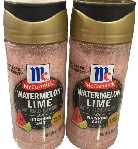 2 Bottles McCormick Finishing Salt Watermelon Lime 4.12oz LIMITED ...
