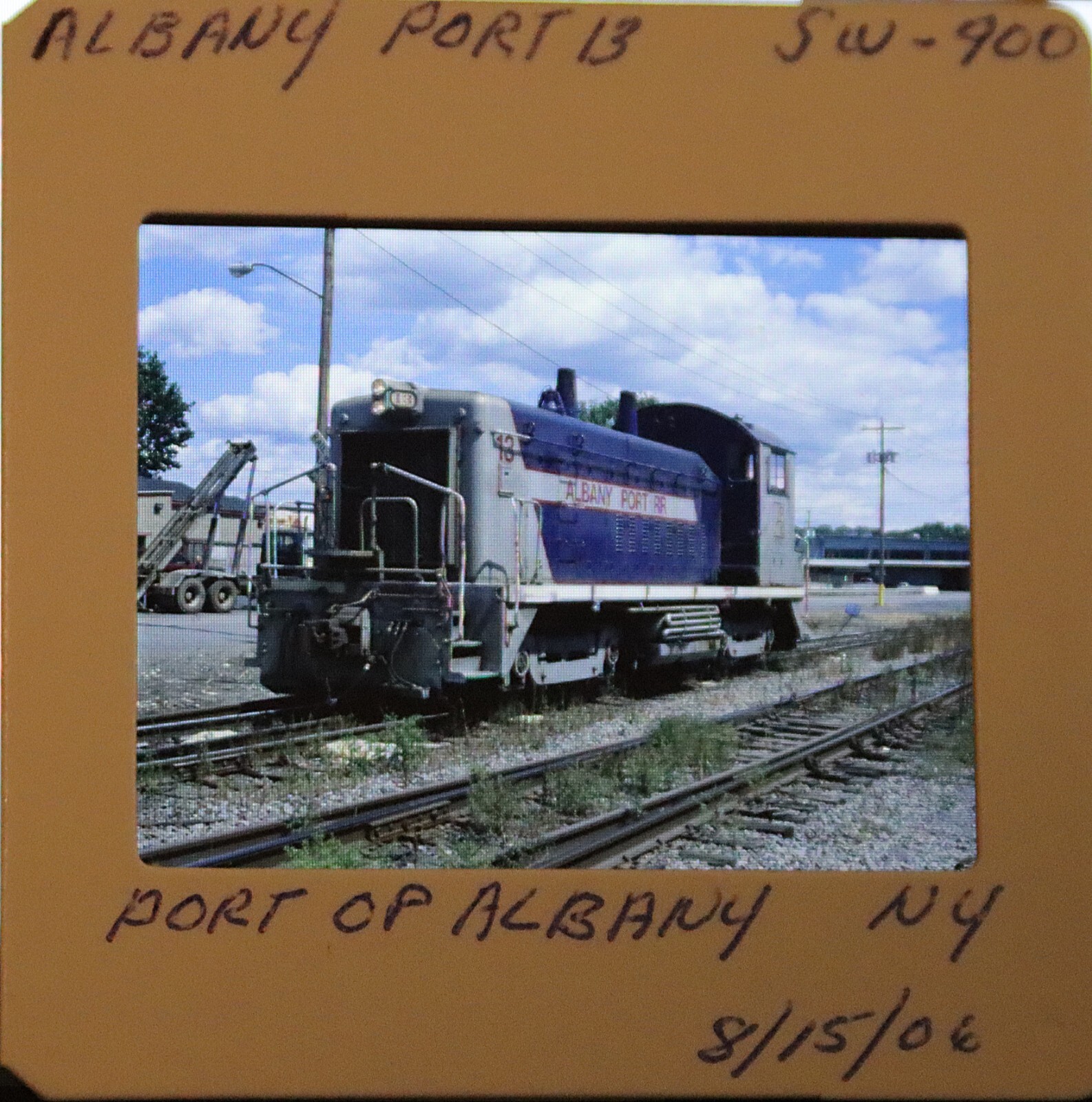 Albany Port Railroad EMD SW-900 #13 Original 6X4.5 Medium Format Color Slide | eBay