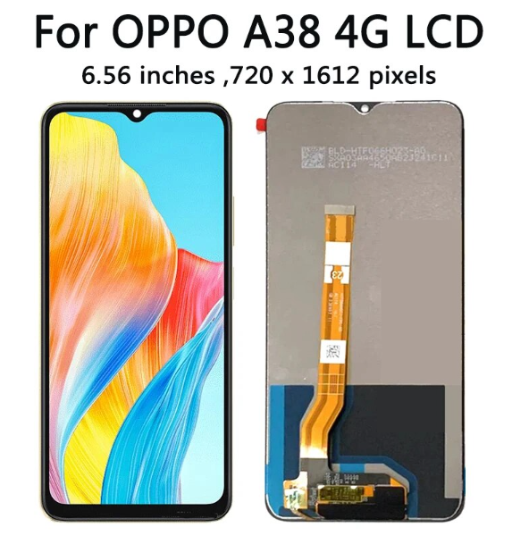 LCD Display Screen Frame+Touch Panel Digitizer Replacement For Oppo A38 ...