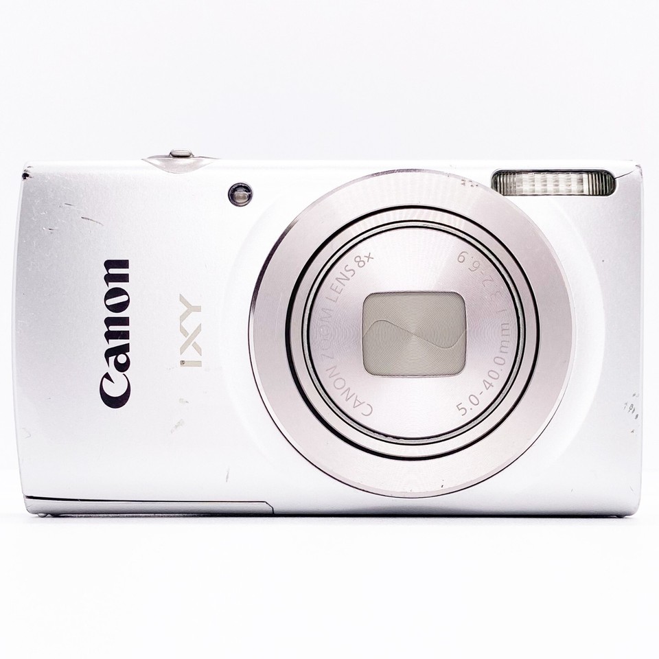 Canon IXY 180 Silver PowerShot ELPH 180 IXUS 175 20MP 8x Digital Camera ...