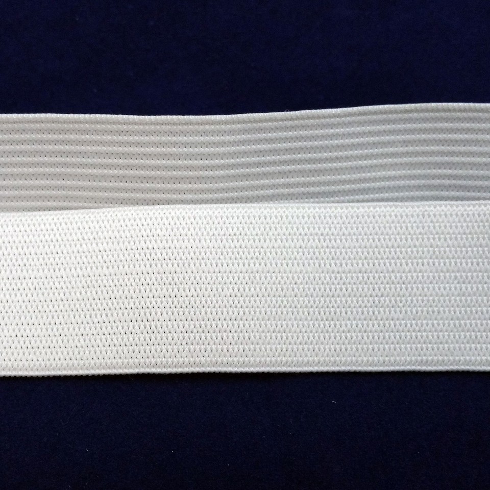 New Soft Elastic band 1 inch, 30 ft, White, knitted, Free shipping from ...