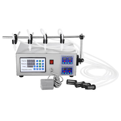 Automatic Digital Control Bottle Filler 4 Heads Liquid Filling machine ...