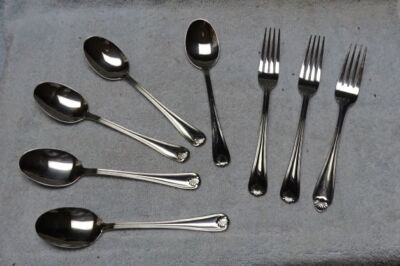 ** LOT - Vintage - PFALTZGRAFF - STAINLESS FLATWARE - SHELL Pattern ...