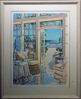 Ilene Smith "Santa Barbara Morning" Signed & Numbered Serigraph Art ...