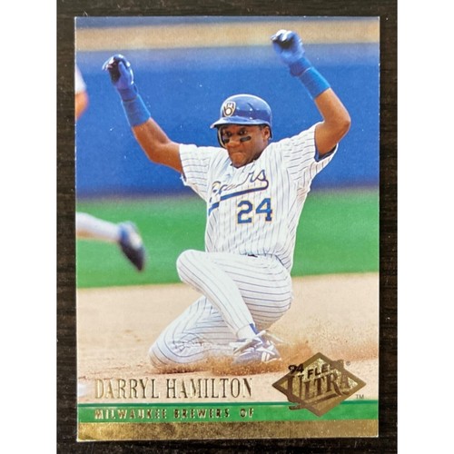 1994 Fleer Ultra #74 Darryl Hamilton Milwaukee Brewers MLB Major League ...