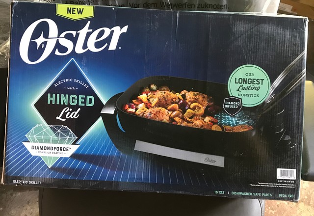 Oster 2109983 Diamondforce 12-inch X 16-inch Nonstick Electricskillet ...