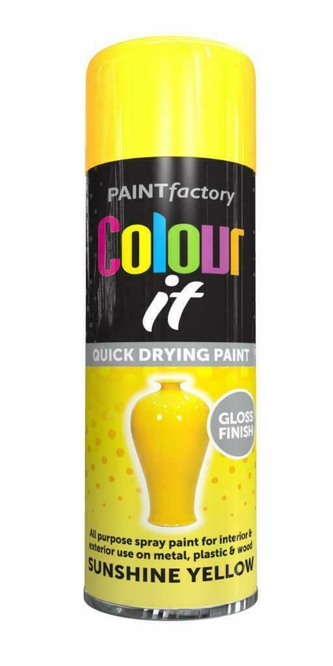 All-Purpose Aerosol Spray Paint Matt Gloss Metal Wood Plastic ...