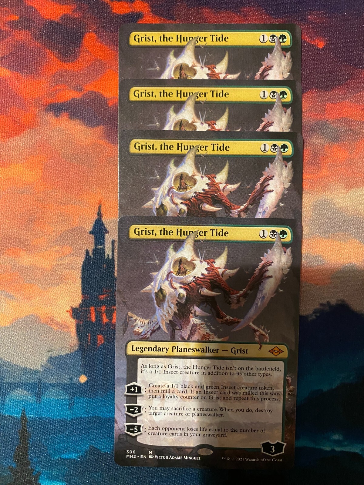 MTG Modern Horizons 2 Grist the Hunger Tide Borderless x 4 | eBay