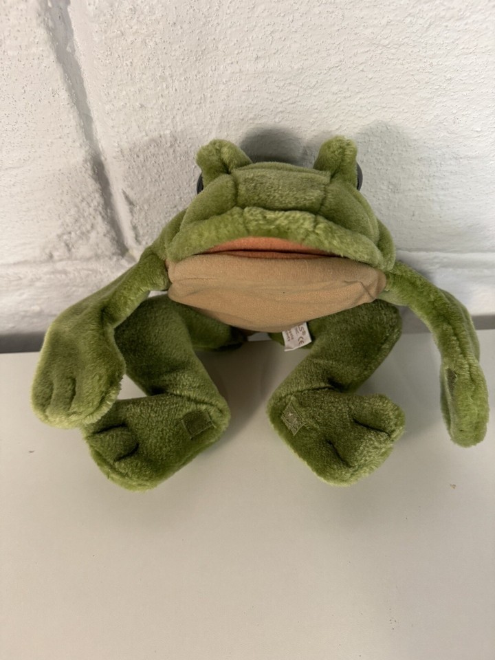 Folkmanis Treefrog Folktails Hand Puppet Green Frog Plush Puppet ...