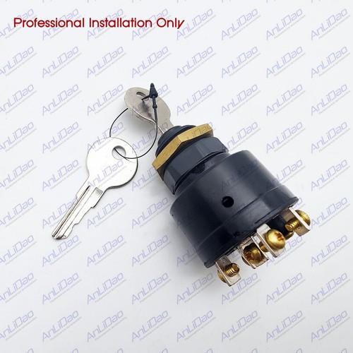 For Mercury New Off-On-Start 6 Terminals Boat Ignition Key Switch Push ...
