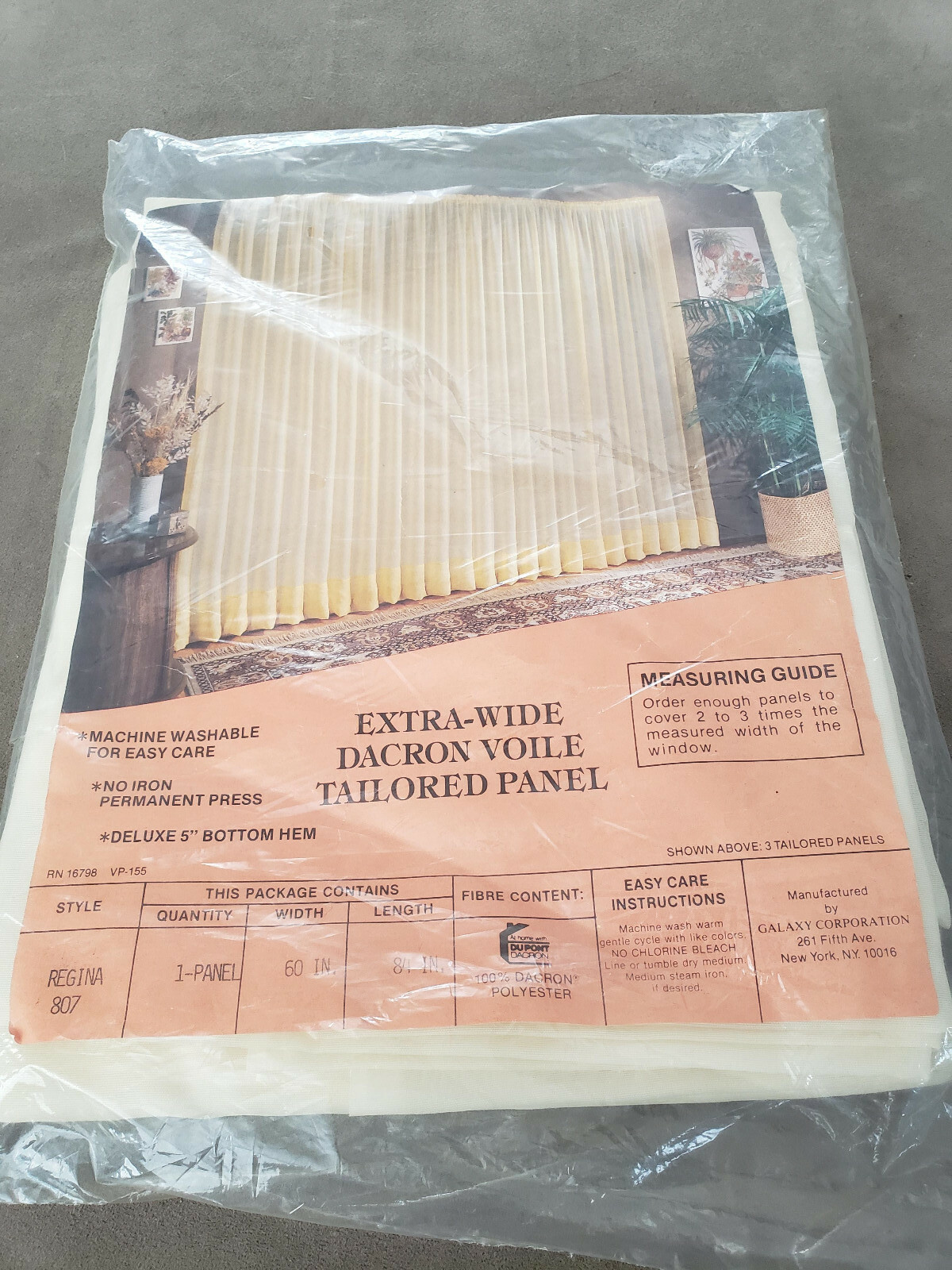 Extra-wide Dacron Voile Tailored Panel. | eBay