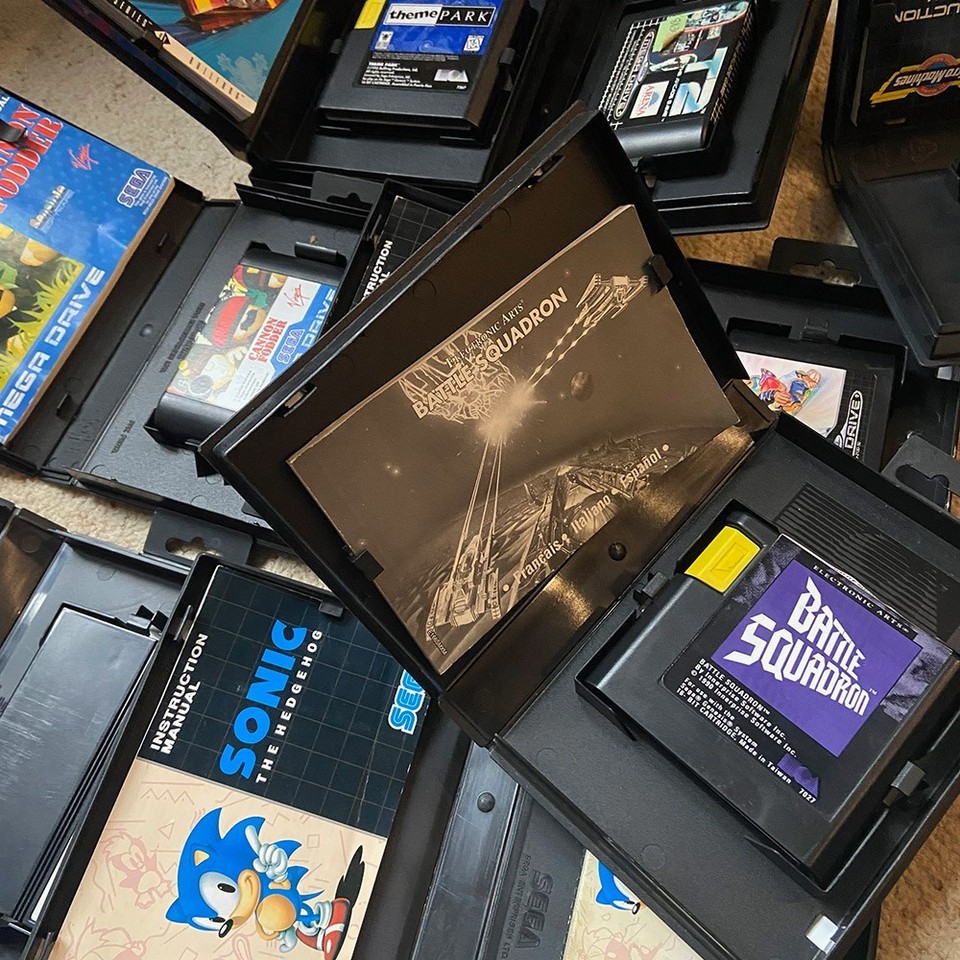 JOB LOT of 15 x SEGA MEGA DRIVE 16 BIT GAMES with CASES & INSERTS ...