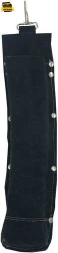 Flame-Resistant Welding Rod Pouch Leather Electrode Holder Black Tool ...