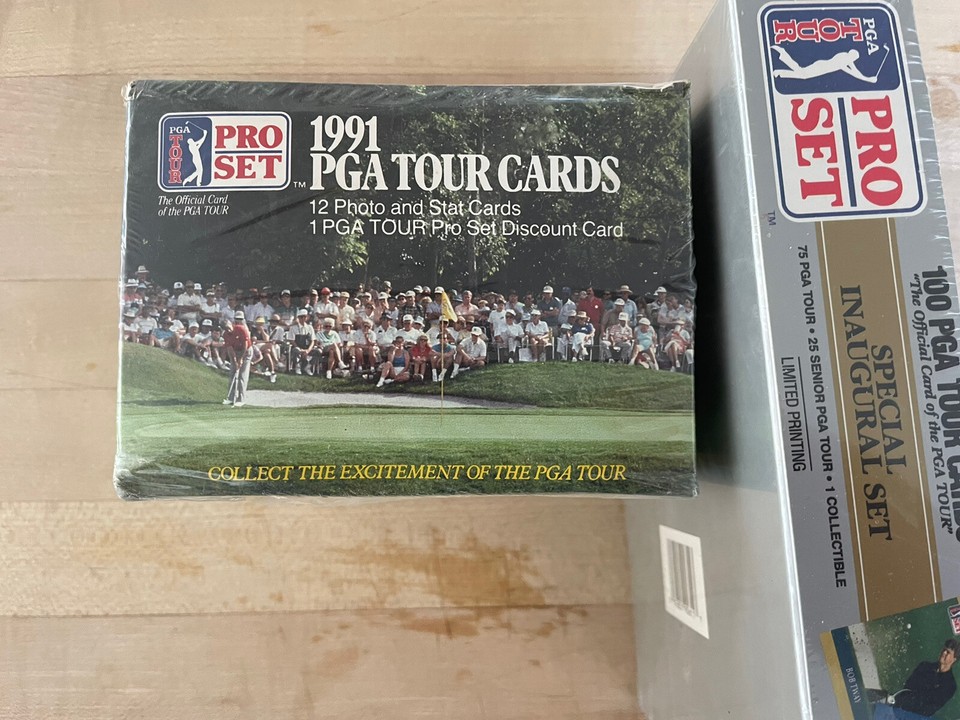 1990 + 1991 Pro Set GOLF SEALED UNOPENED SETS 4 Sets & 1991 BOX | eBay