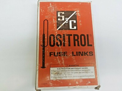 S&C POSITROL FUSE LINKS CAT #64065 65 AMP STD SPEED LOT OF 5 EA (#218 ...