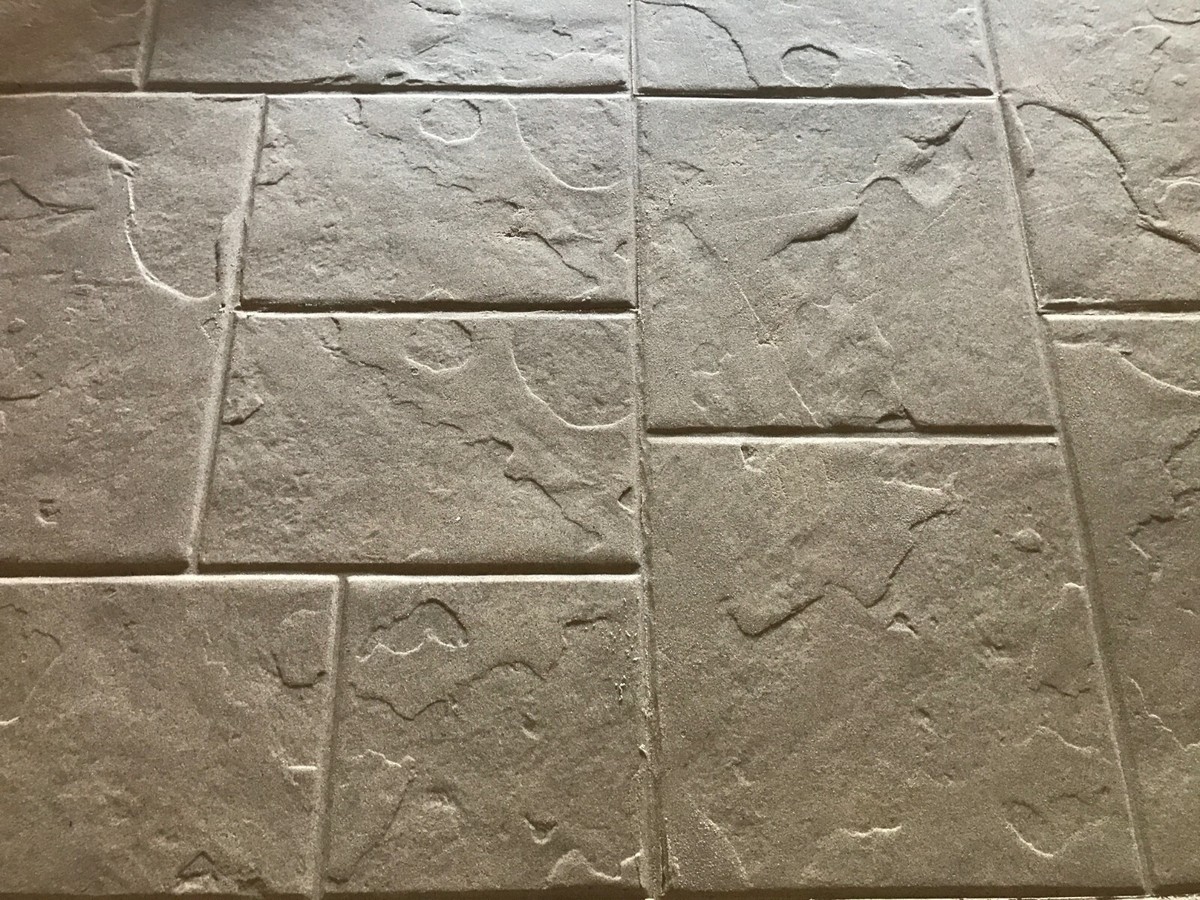 Concrete Ashlar Pattern Ashlar Concrete Stamp. Slate Cement Texture