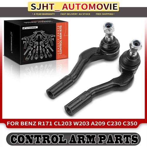 2x Outer Front Tie Rod End for Benz CL203 S203 W203 A209 C209 C350 320 ...