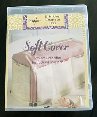Inspira Sewing Machine Soft Cover 10 Embroidery Designs & Instructions ...