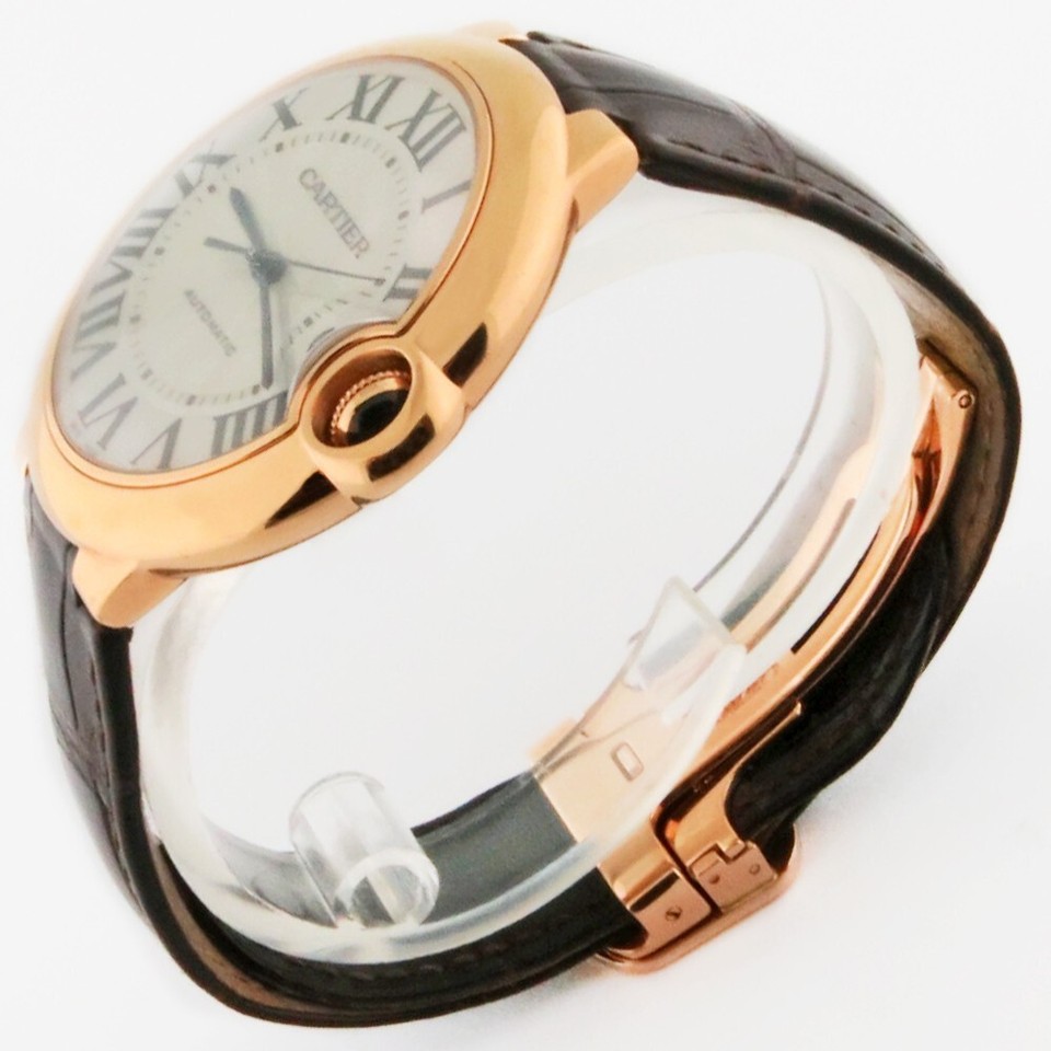 Cartier 2999 Ballon Bleu Large Automatic 18K Rose Gold W6900651 Watch ...