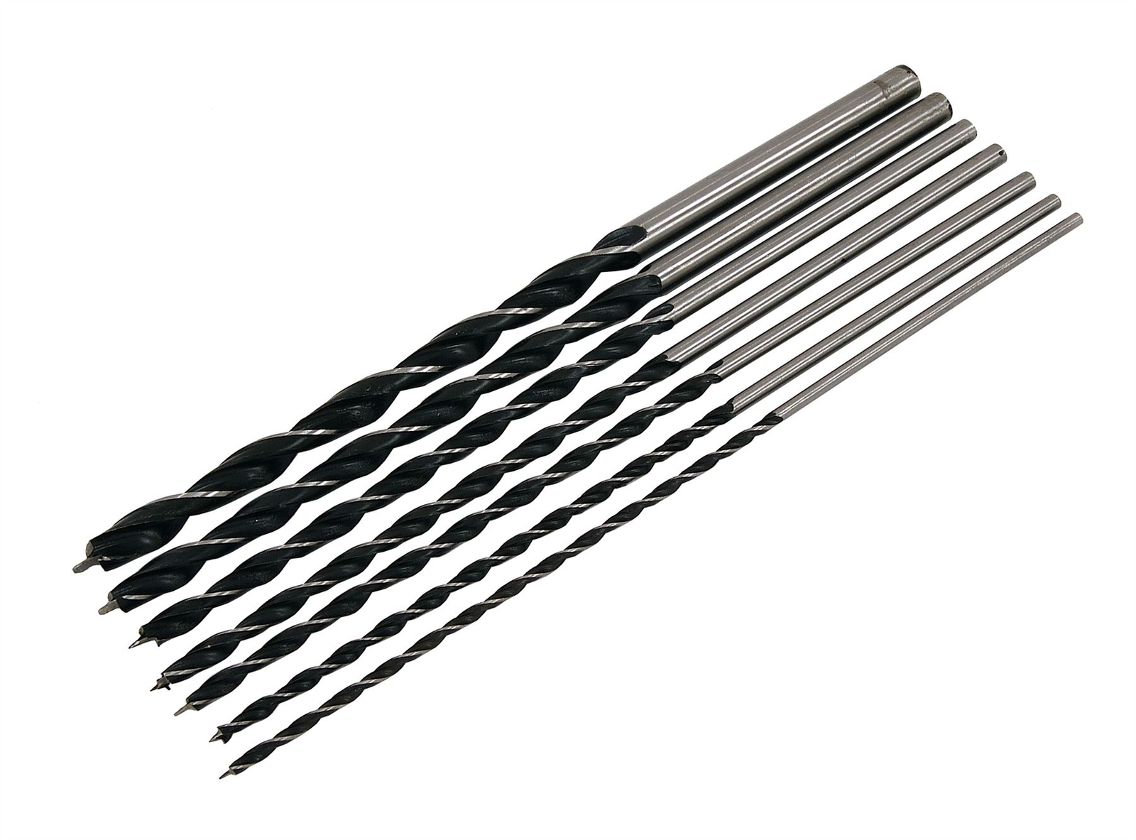 7pc 300mm Long Wood Drill Bits 4mm 5mm 6mm 7mm 8mm 10mm 12mm | eBay UK