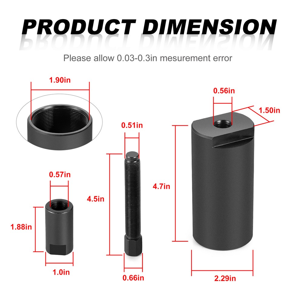 Flywheel Rotor Magneto Puller Tool 50mm x 1.5 RH Female For Suzuki ...