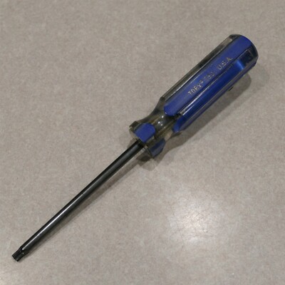 Vintage Torx ® Brand T30 Screwdriver 8 1/4" Long Blue & Clear Handle | eBay