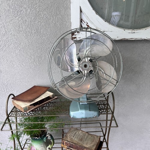 Vintage A.C. Gilbert Polar Cub 9" Oscillating Tabletop Fan - Working ...