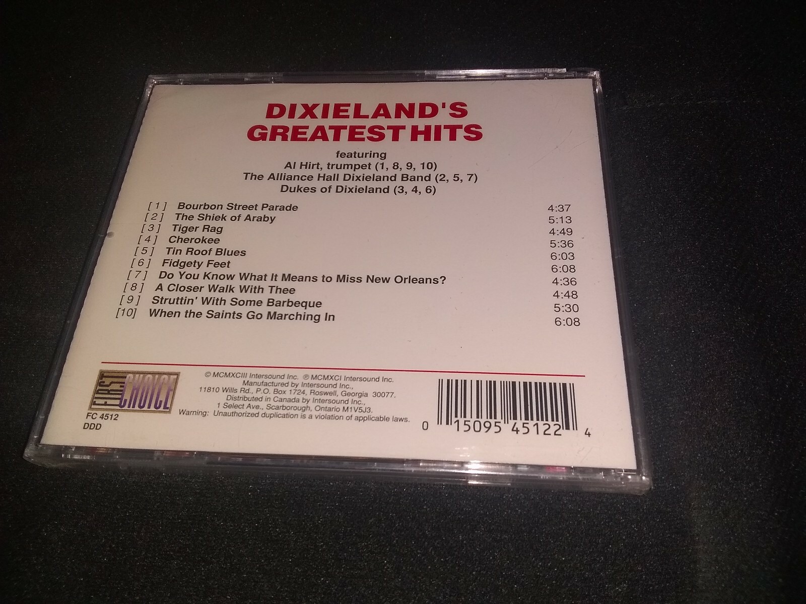 Dixieland's Greatest Hits [Intersound 1993] by Various Artists (CD, Feb ...